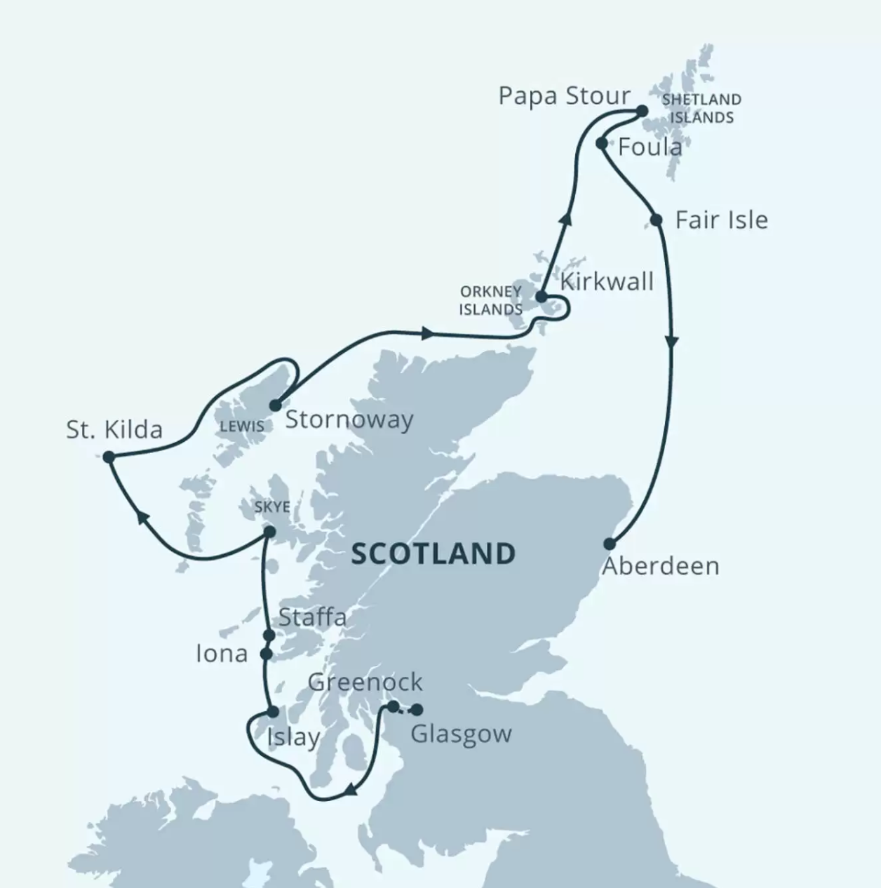 Fair Isle Scotland Map
